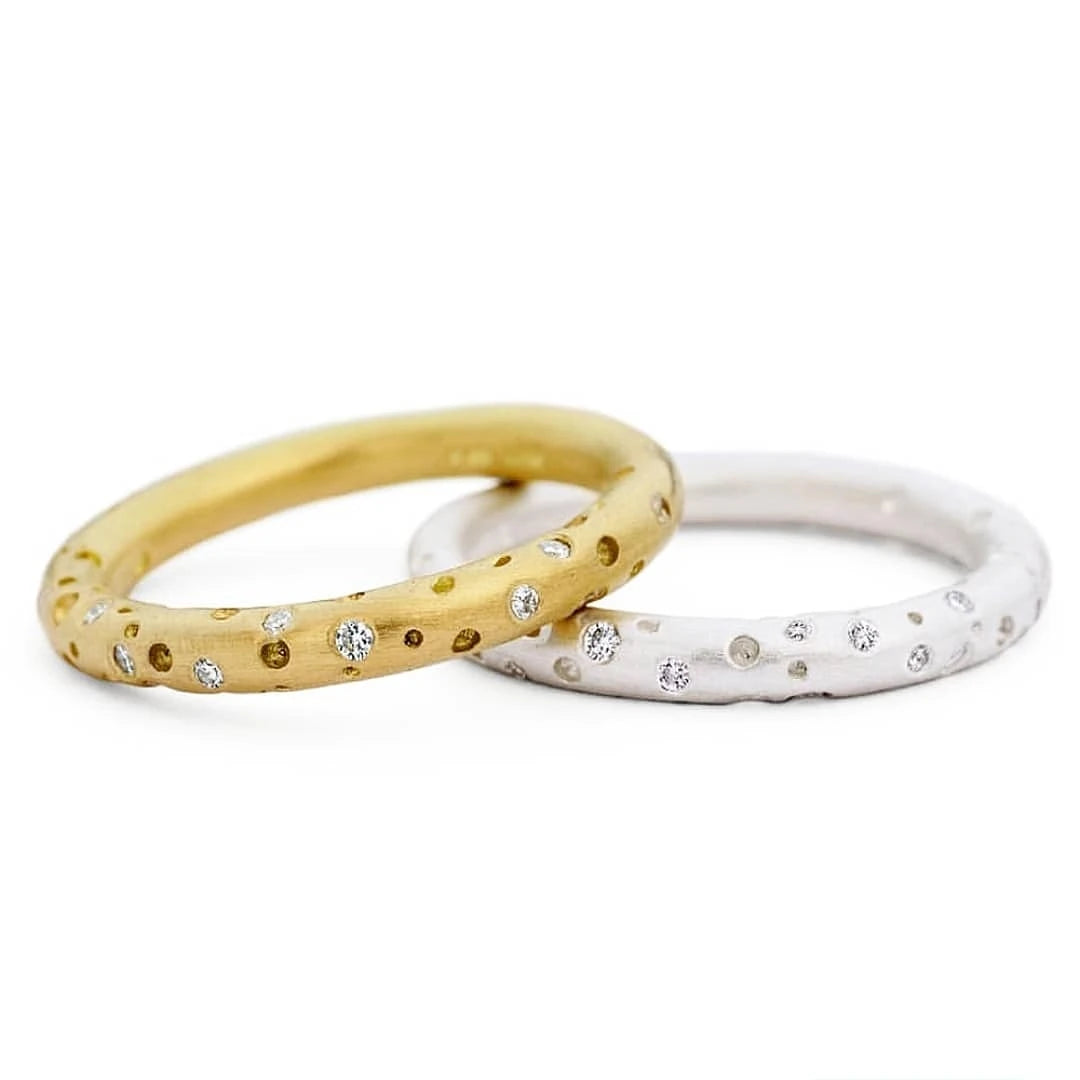 Handmade Modern Eternity Rings | Contemporary Diamond Eternity Rings ...
